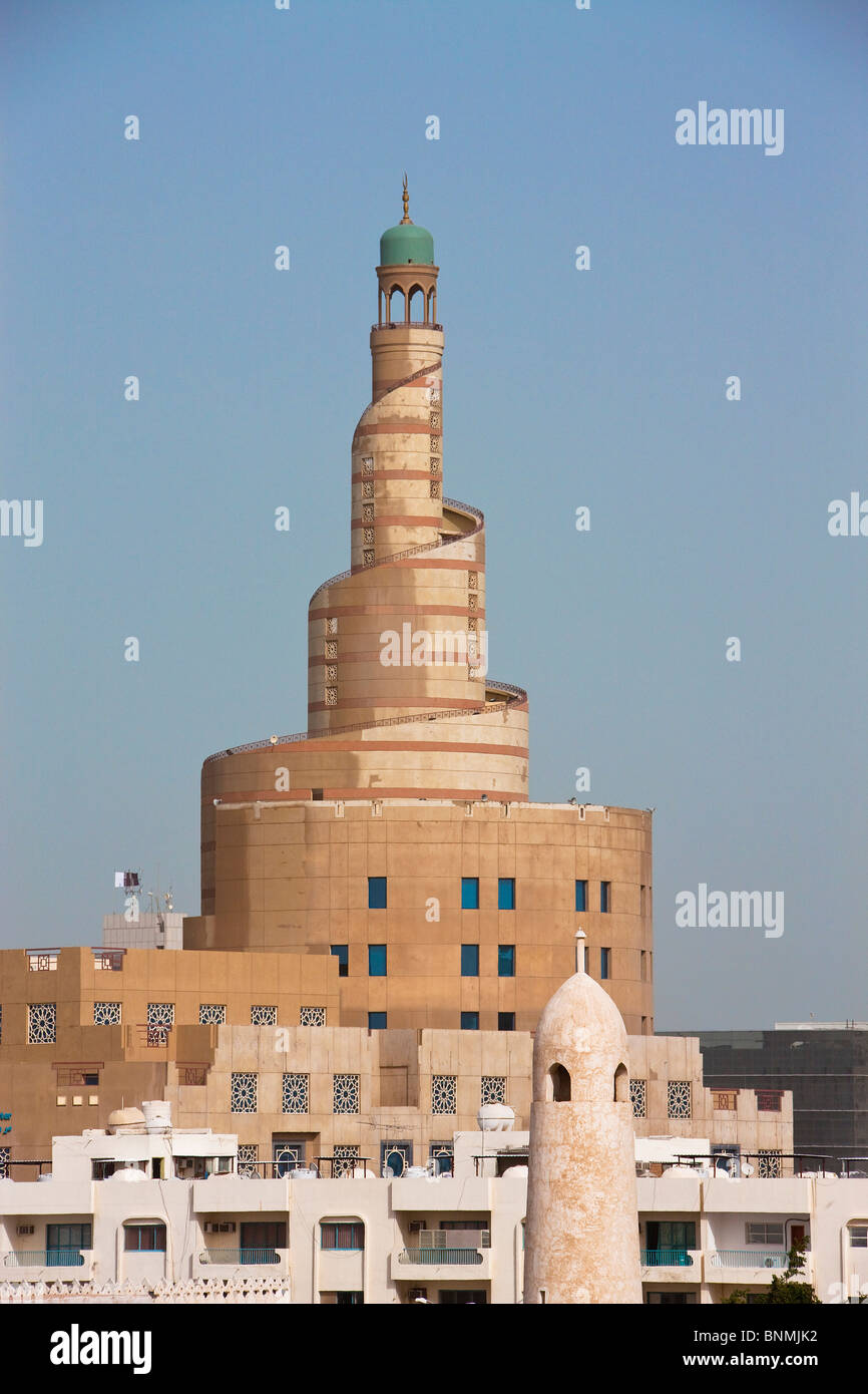 Qatar UAE United Arab Emirates Doha Islamic center tower rook traveling ...