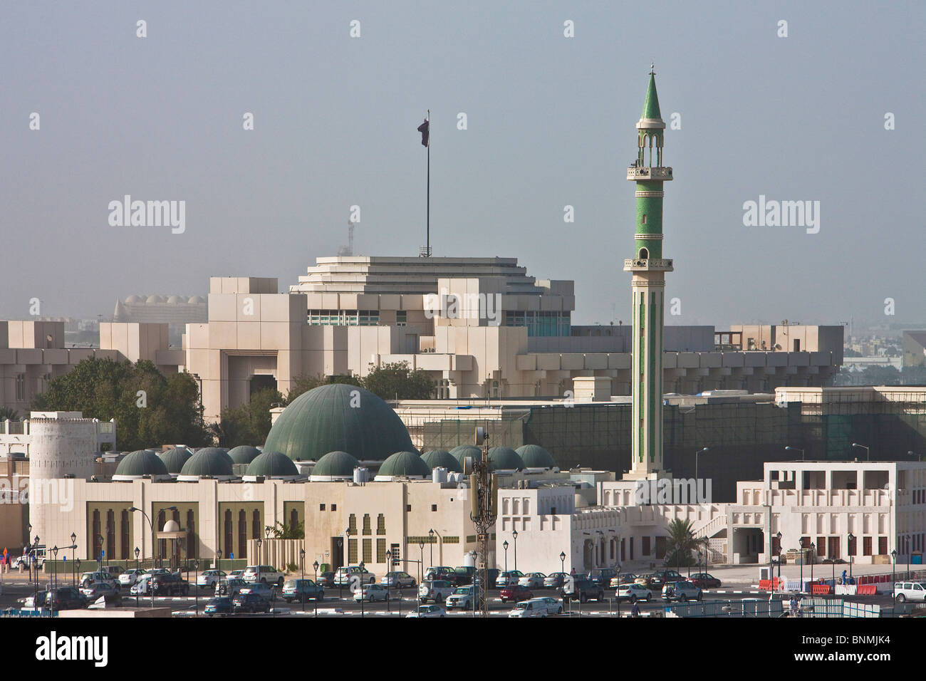 Qatar UAE United Arab Emirates Doha mosque religion office building ...