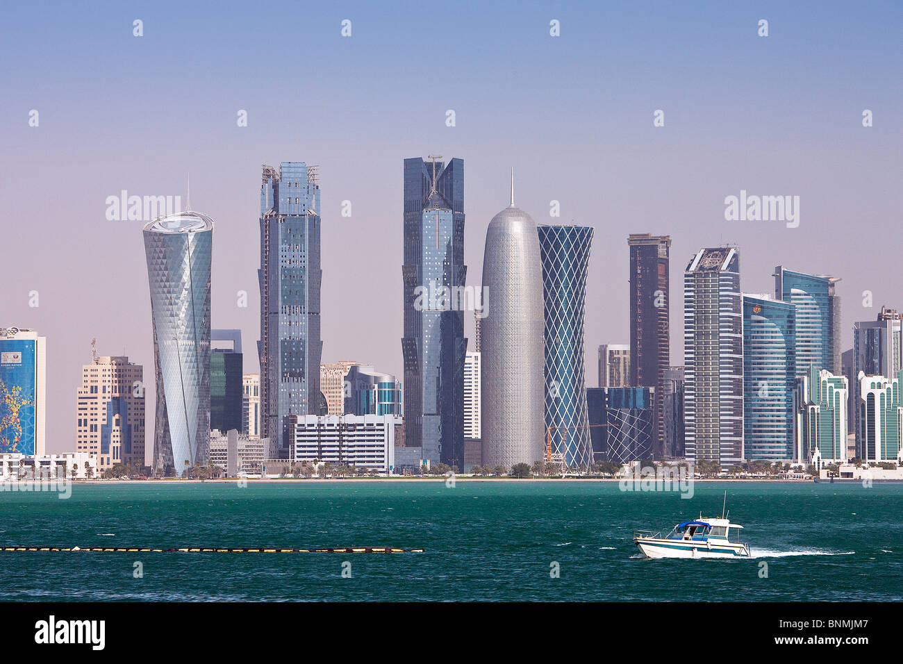 Qatar UAE United Arab Emirates architecture block of flats high-rise ...