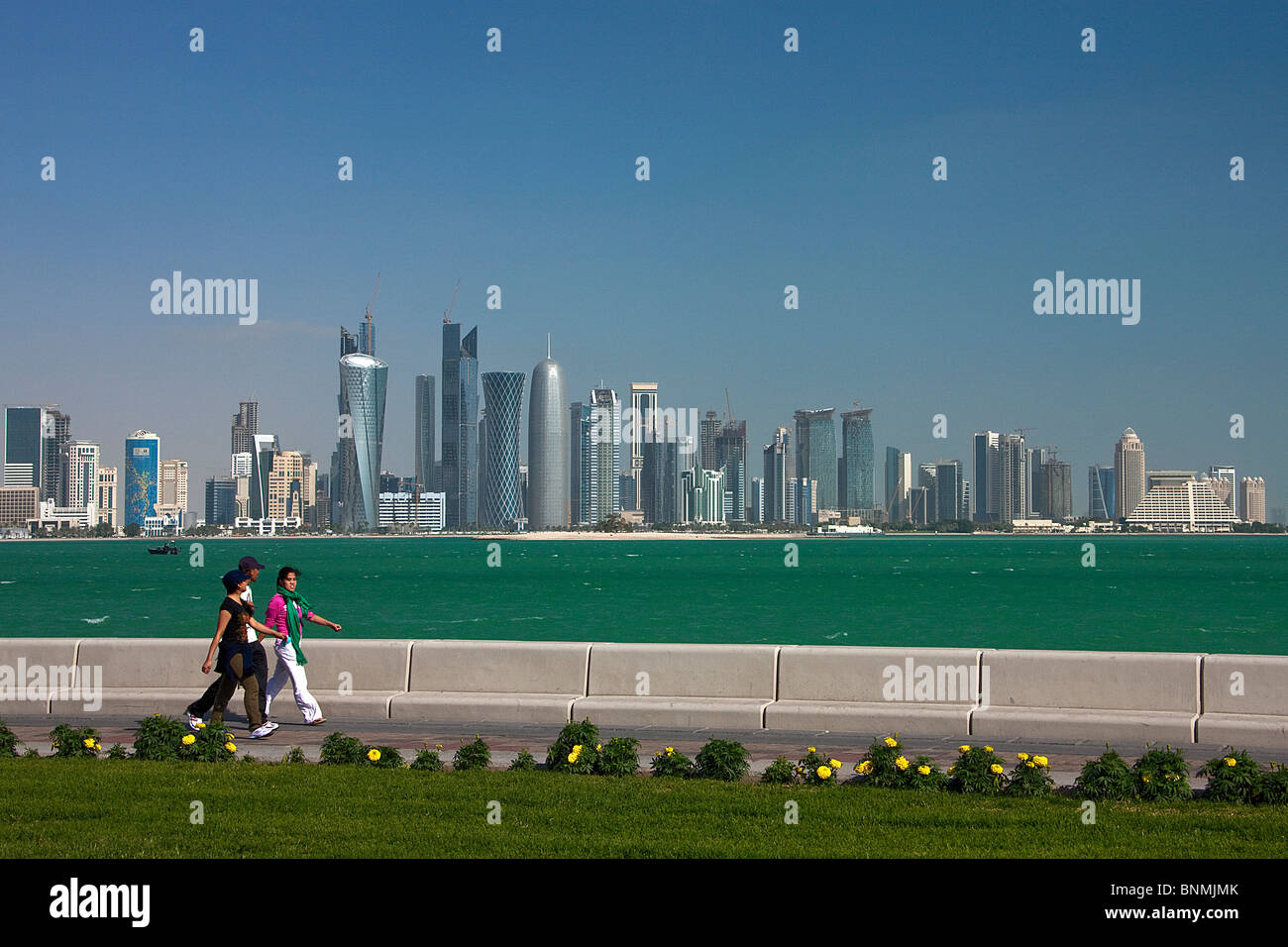 Qatar UAE United Arab Emirates architecture block of flats high-rise ...