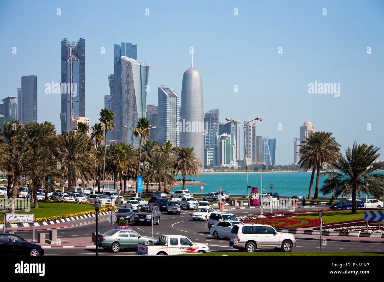 Qatar UAE United Arab Emirates architecture block of flats high-rise ...