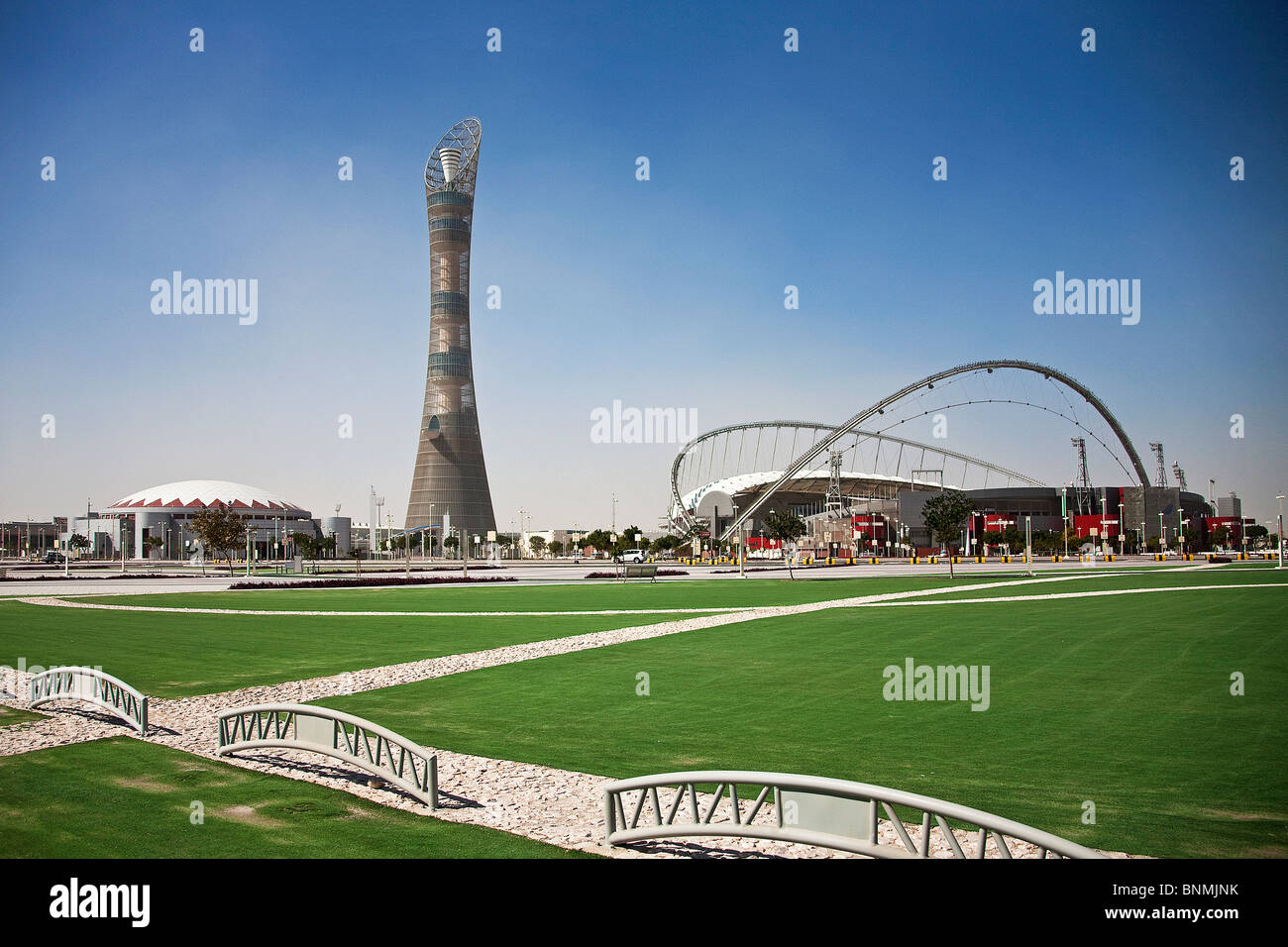Qatar UAE United Arab Emirates architecture block of flats high-rise ...