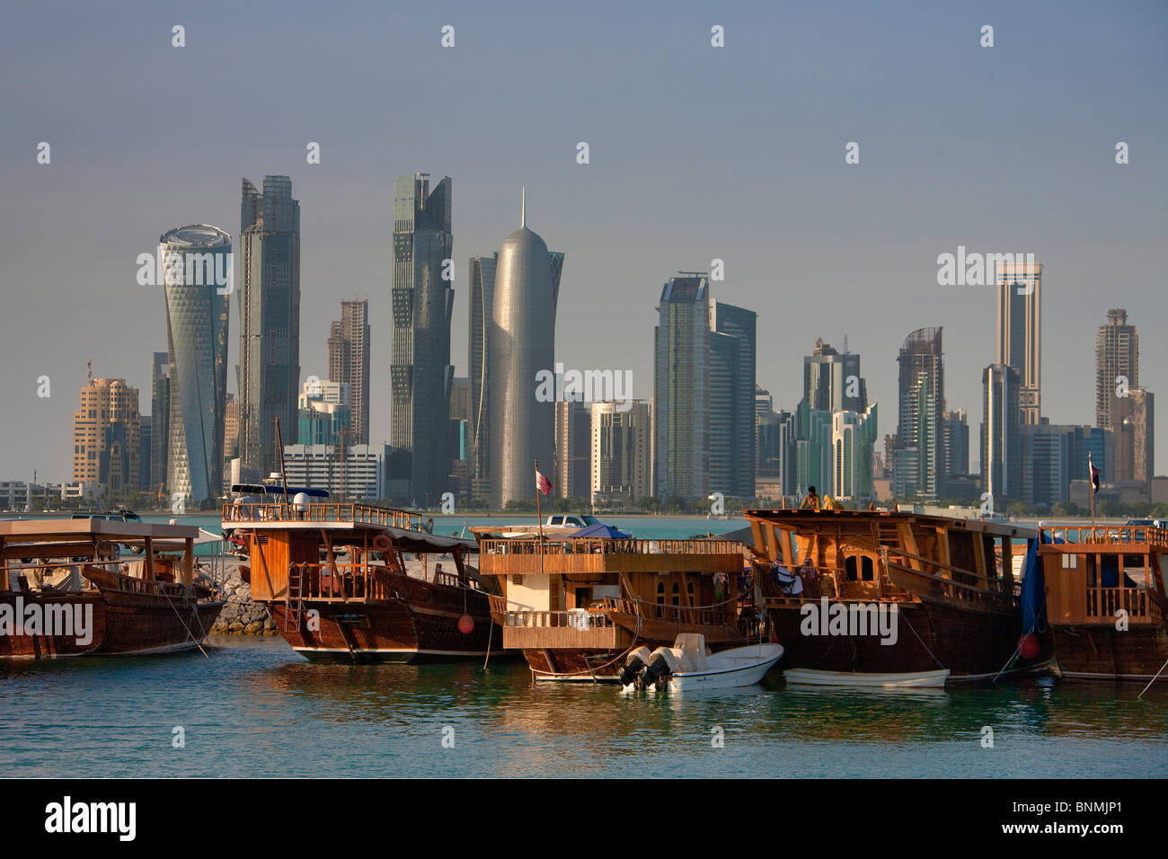 Qatar UAE United Arab Emirates architecture block of flats high-rise ...