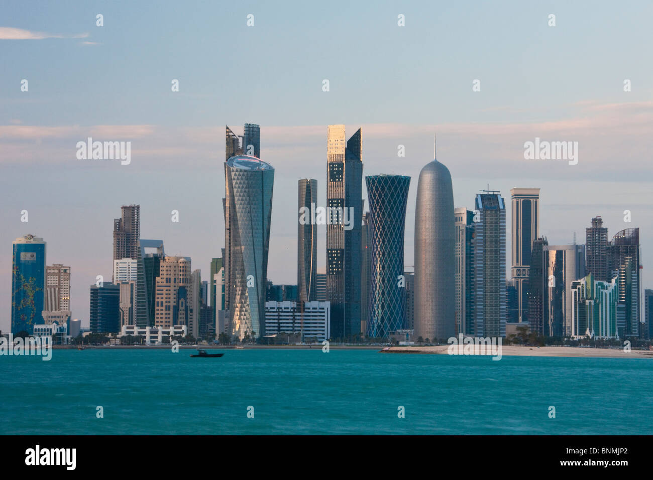 Qatar UAE United Arab Emirates architecture block of flats high-rise ...