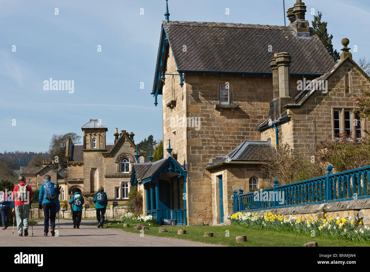 Edensor hi-res stock photography and images - Alamy