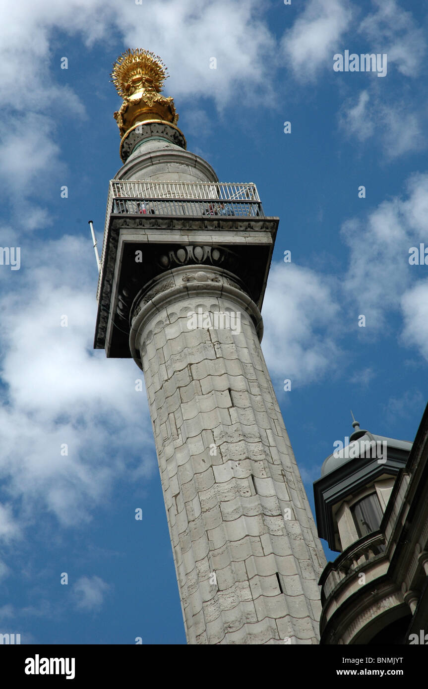 The Monument London UK Stock Photo - Alamy
