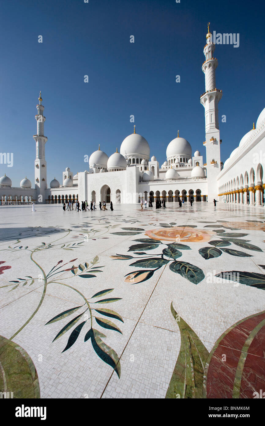 Sheikh Zayed Mosque Domes Minaret Tower Rook Islam Mosque Religion Abu
