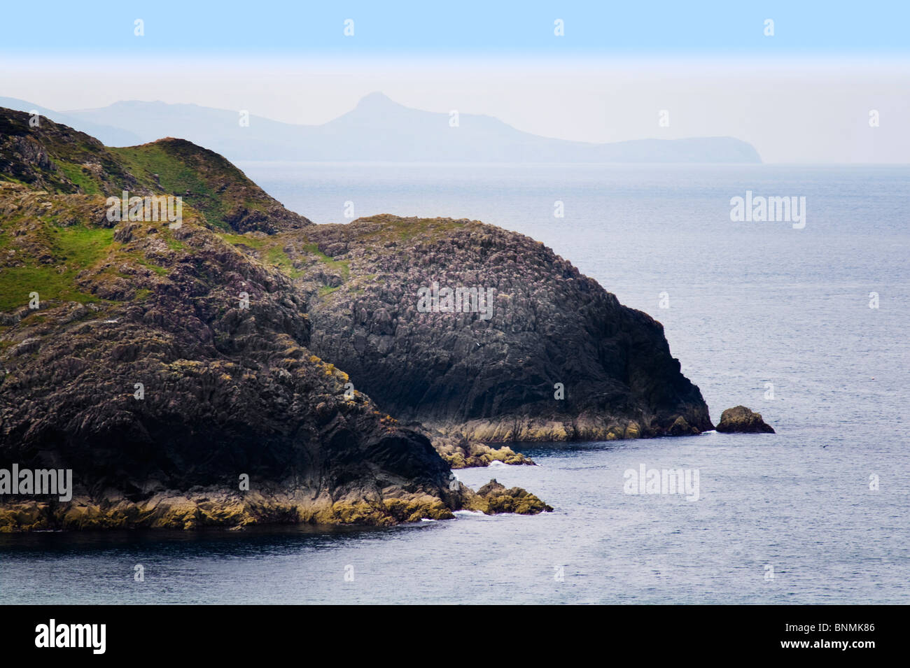 the pembrokeshire coast national park at strumble head dyfed wales ...