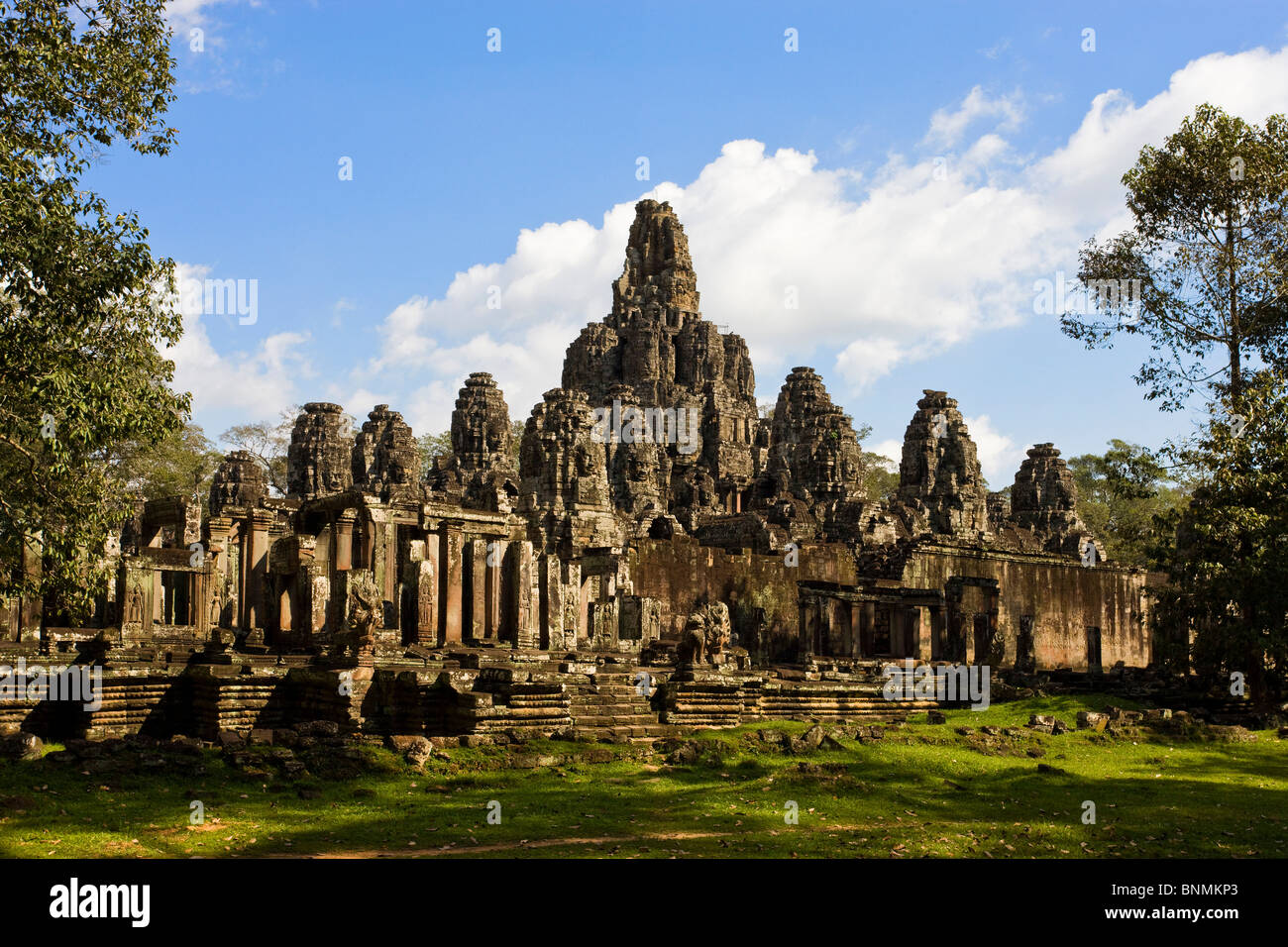 Cambodia Far East Asia temple religion Siem Reap Bayon temple ...
