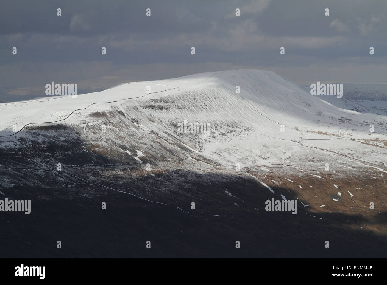 Winter view of Whernside Stock Photo - Alamy