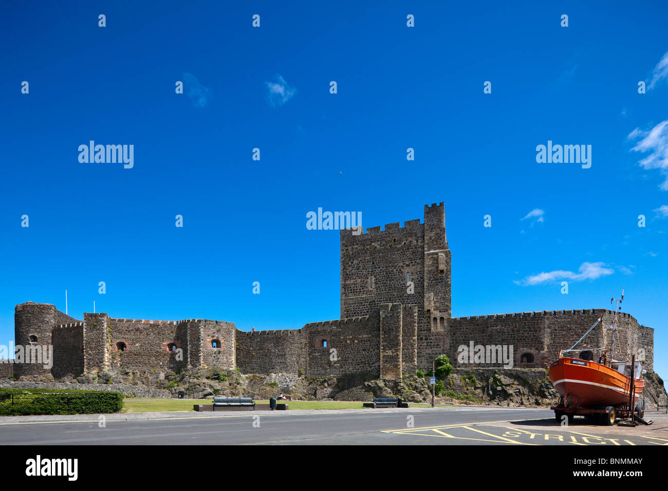Carrickfergus castle, Northern Ireland, UK Stock Photo - Alamy