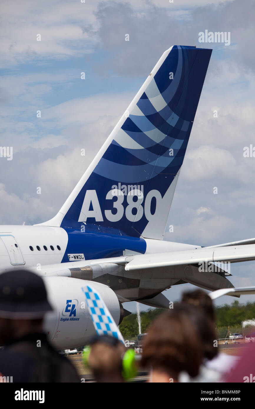 Airbus a380 airbus tail rudder hi-res stock photography and images - Alamy