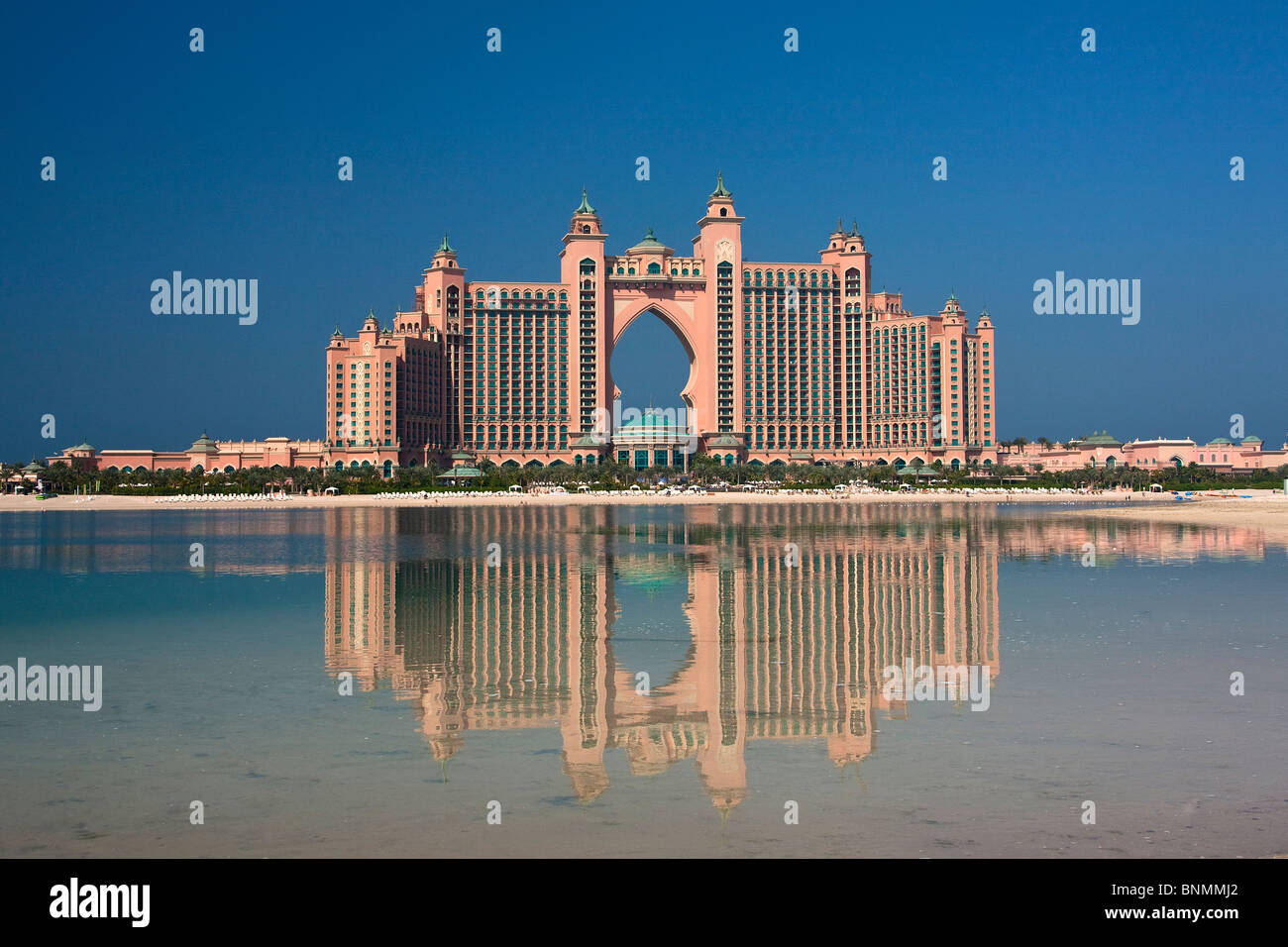 Dubai United Arab Emirates Middle East UAE evening Jumeirah Atlantic ...