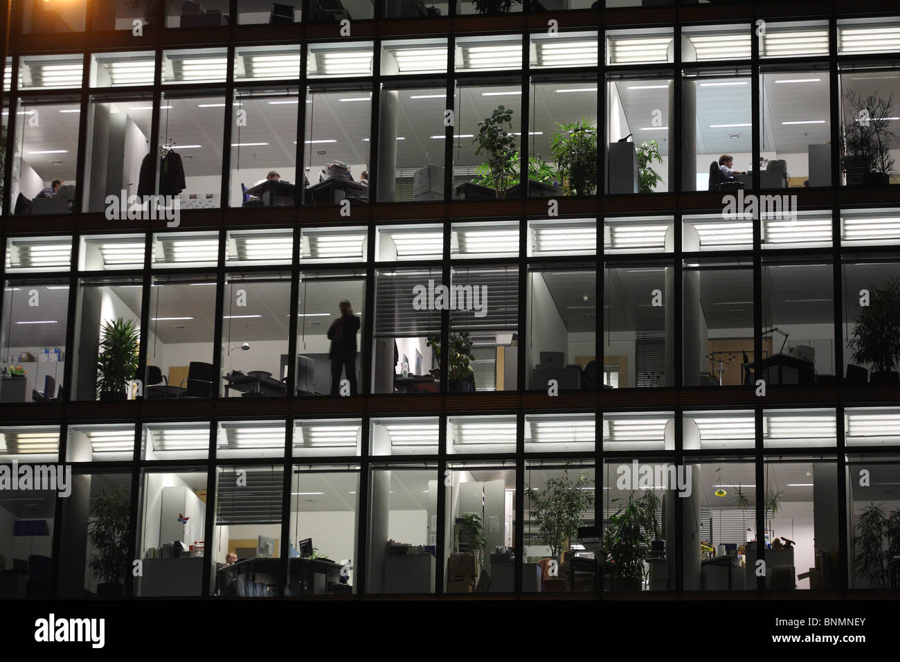 Windows in an office building, Berlin, Germany Stock Photo - Alamy
