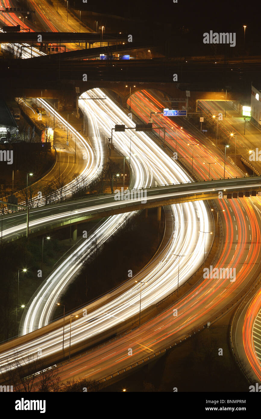 Motorway Freeway In Berlin Germany High Resolution Stock Photography ...