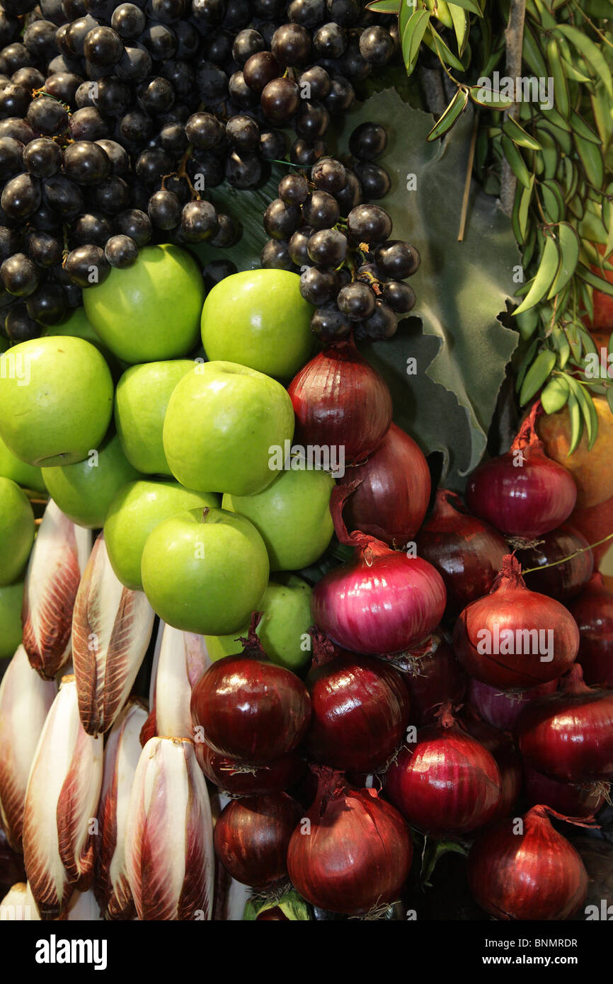 Variety of fruits and vegetables at Fruit Logistica 2008, Berlin ...