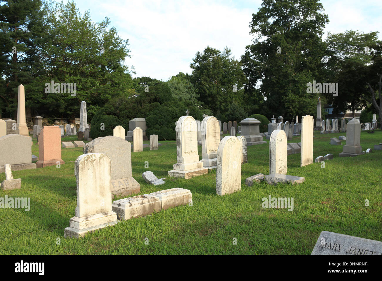 Cemetery headstones hi-res stock photography and images - Alamy