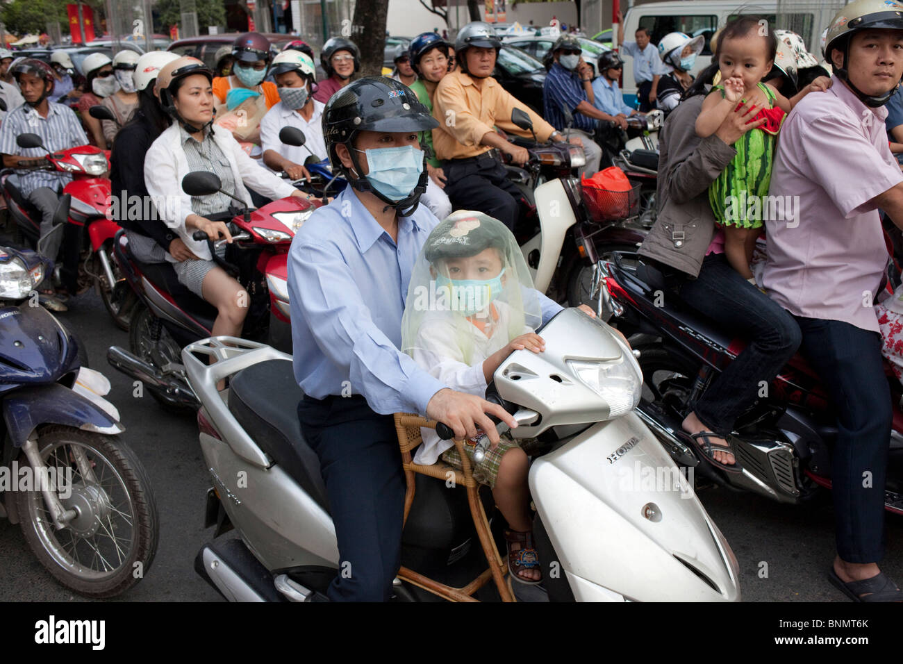 Asia Vietnam Ho Chi Minh City HCMC Saigon Traffic Traffic Jam ...