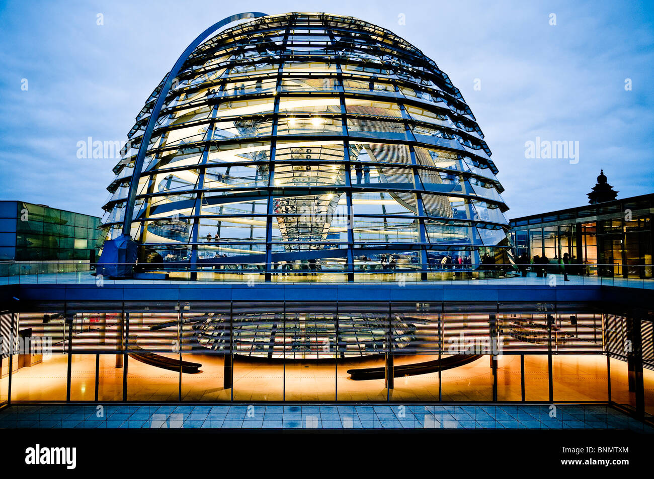 Evening evening light view architecture building lighting investigation ...