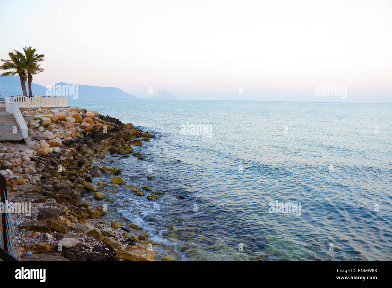 Gorgeous spanish Beach in Summertime Stock Photo - Alamy