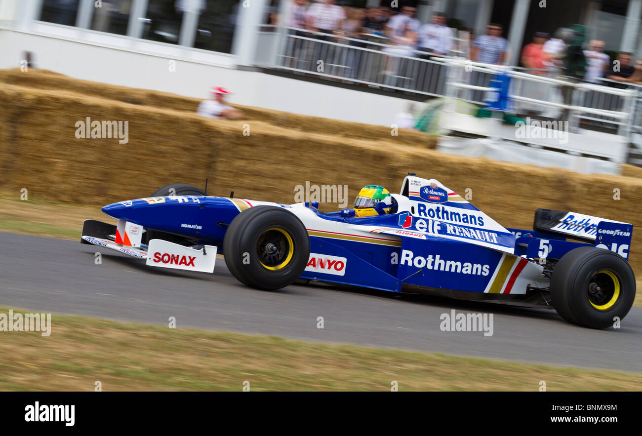 1996 Williams-Renault FW18 with driver Graham North at the 2010 ...
