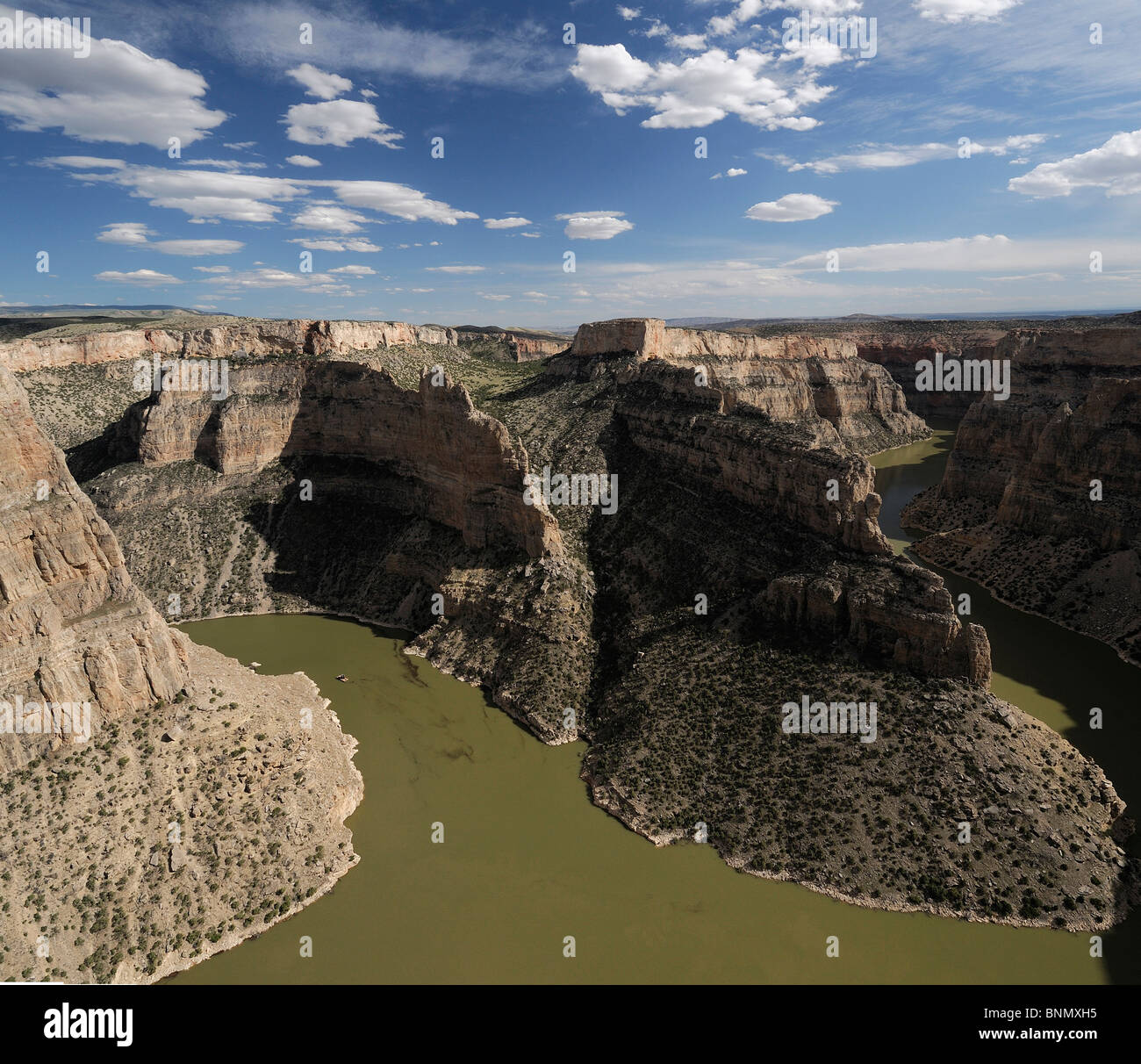 Devils Canyon Overlook Bighorn River Bighorn Canyon National Recreation ...