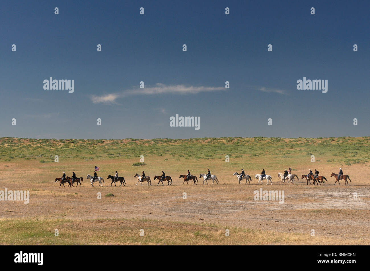 Custer's Last Stand Reenactment Stock Photos & Custer's Last Stand ...