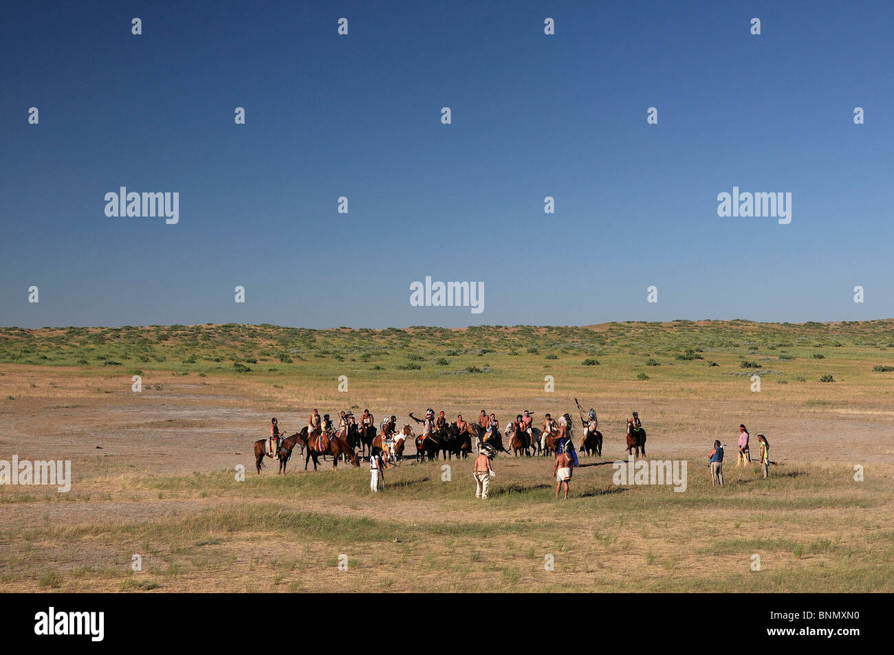 Custer's last stand reenactment hi-res stock photography and images - Alamy
