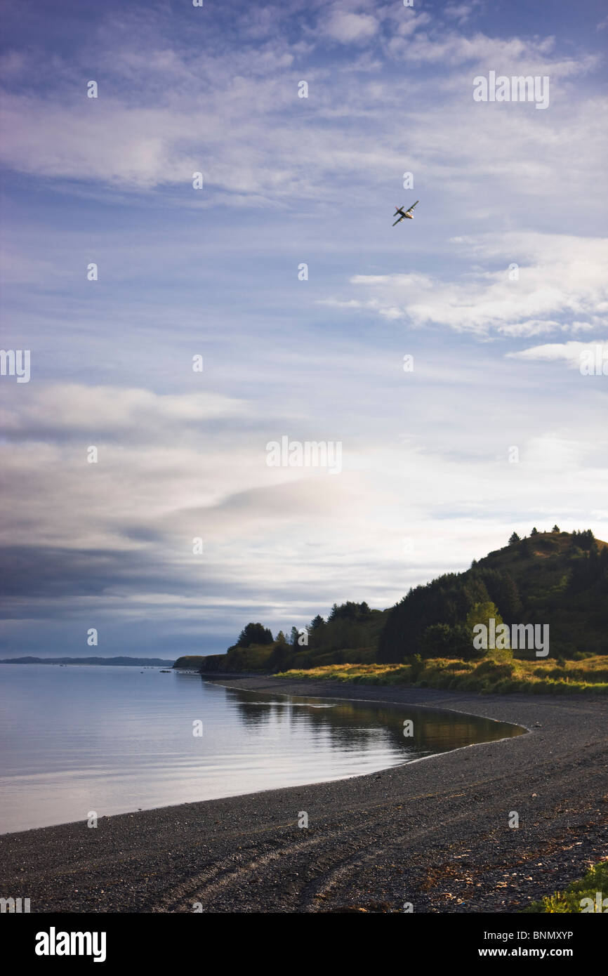 Womens Bay scenic, early morning, Kodiak Island, Alaska, USA Stock ...
