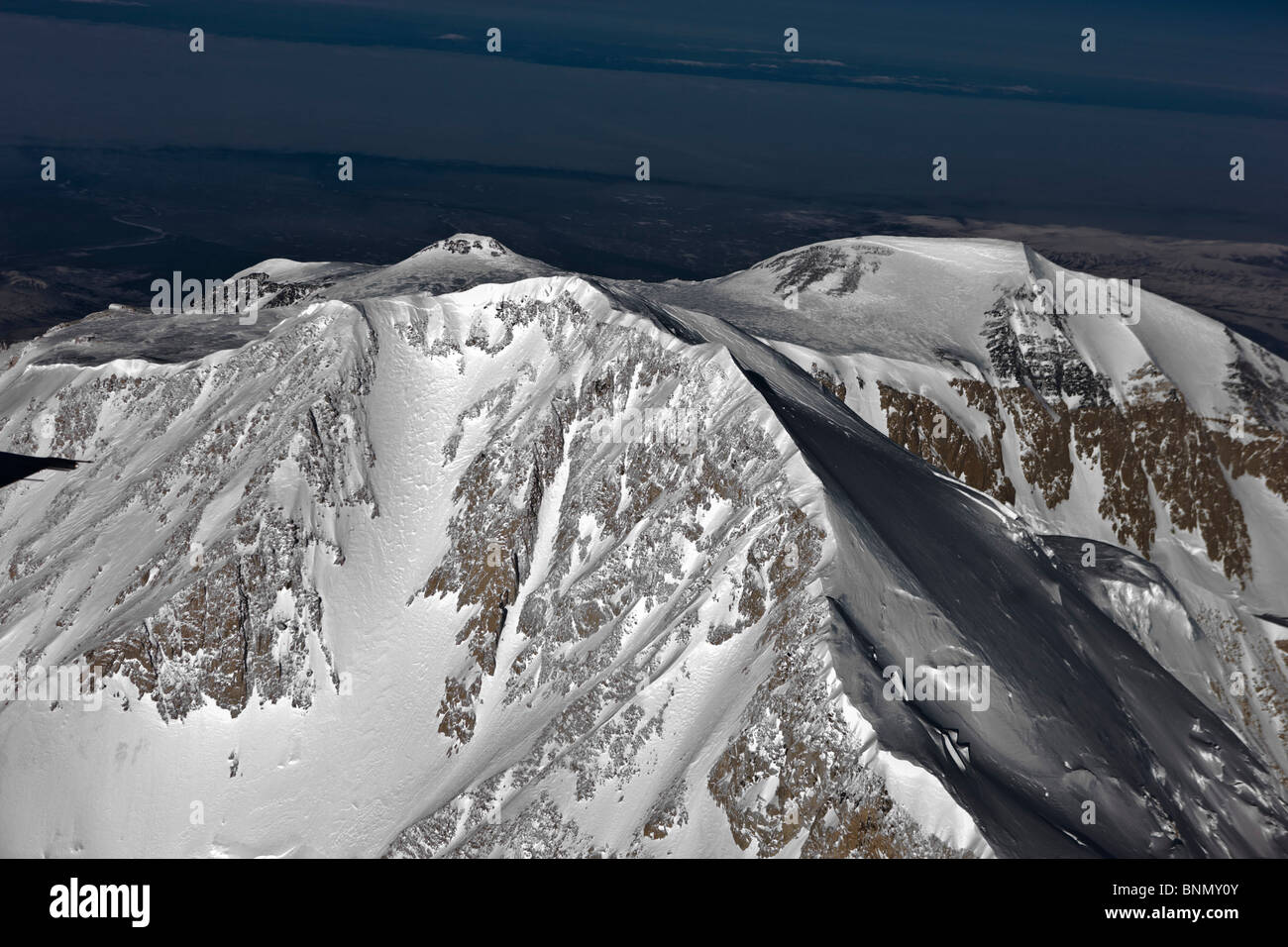 Aerial view of mt denali hi-res stock photography and images - Alamy