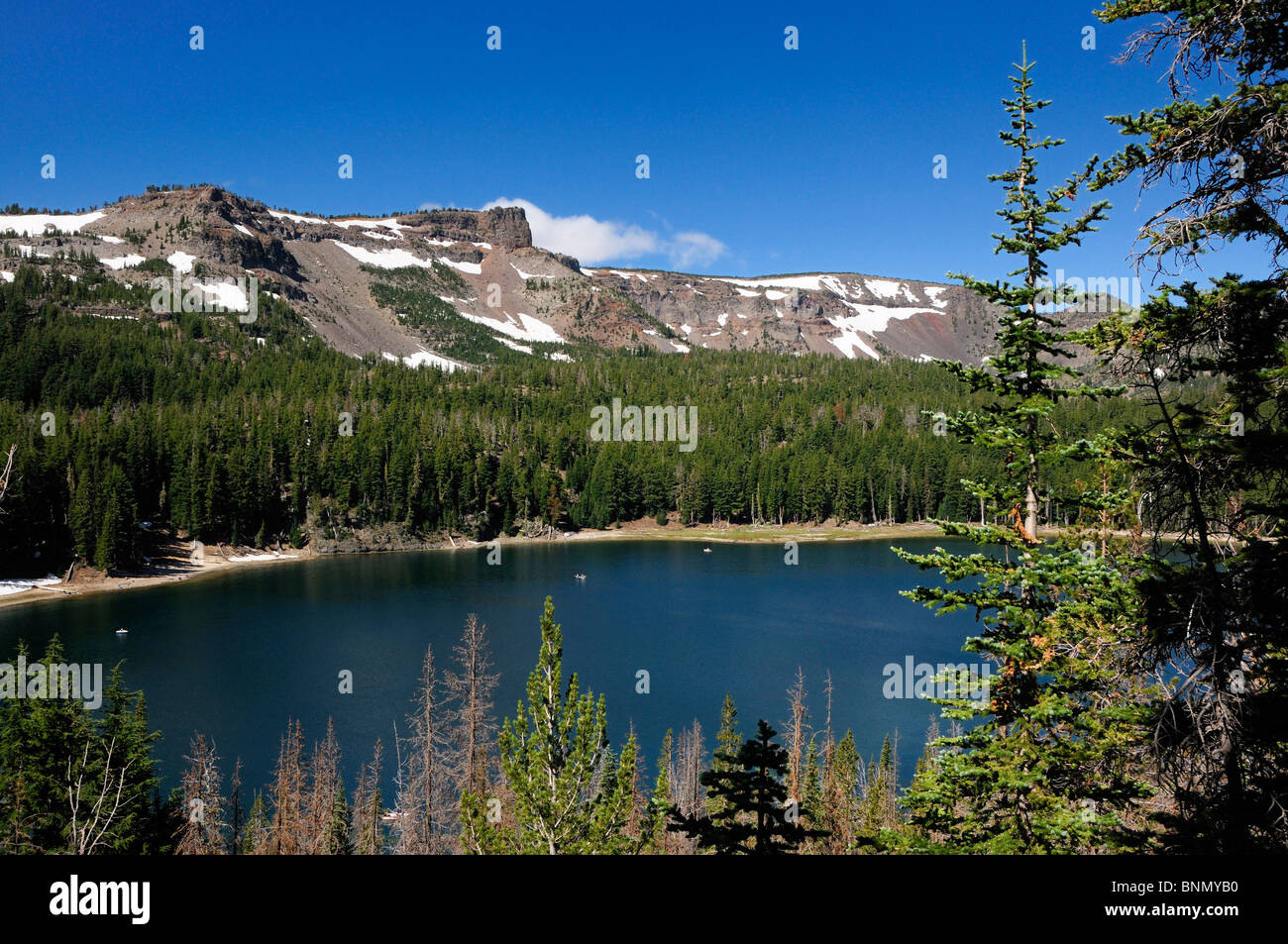 Three Creek Lake Tam McArthur Rim Deschutes National Forest Cascade ...