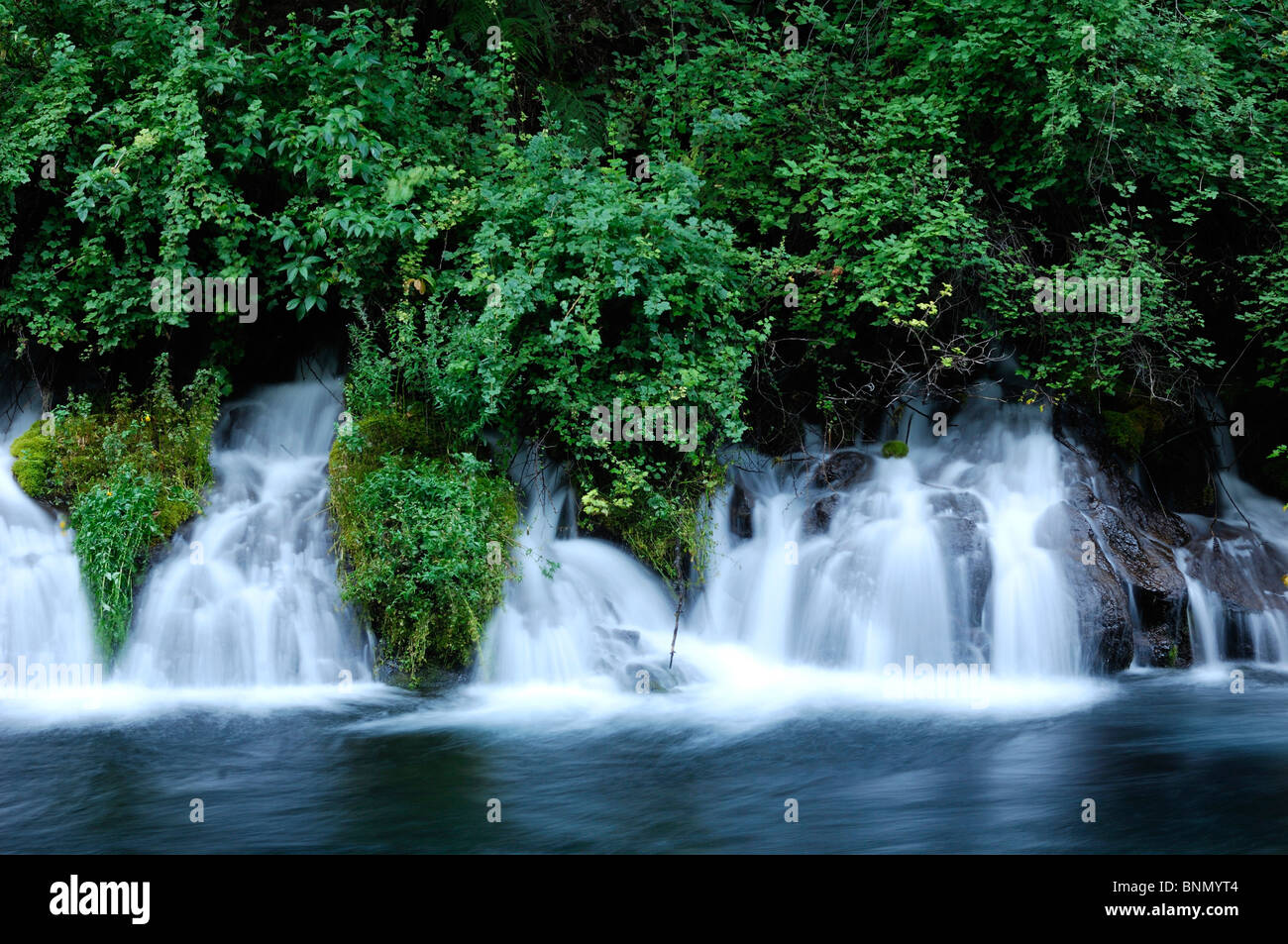Gushing Springs eater fall Metolius River Deschutes National Forest ...
