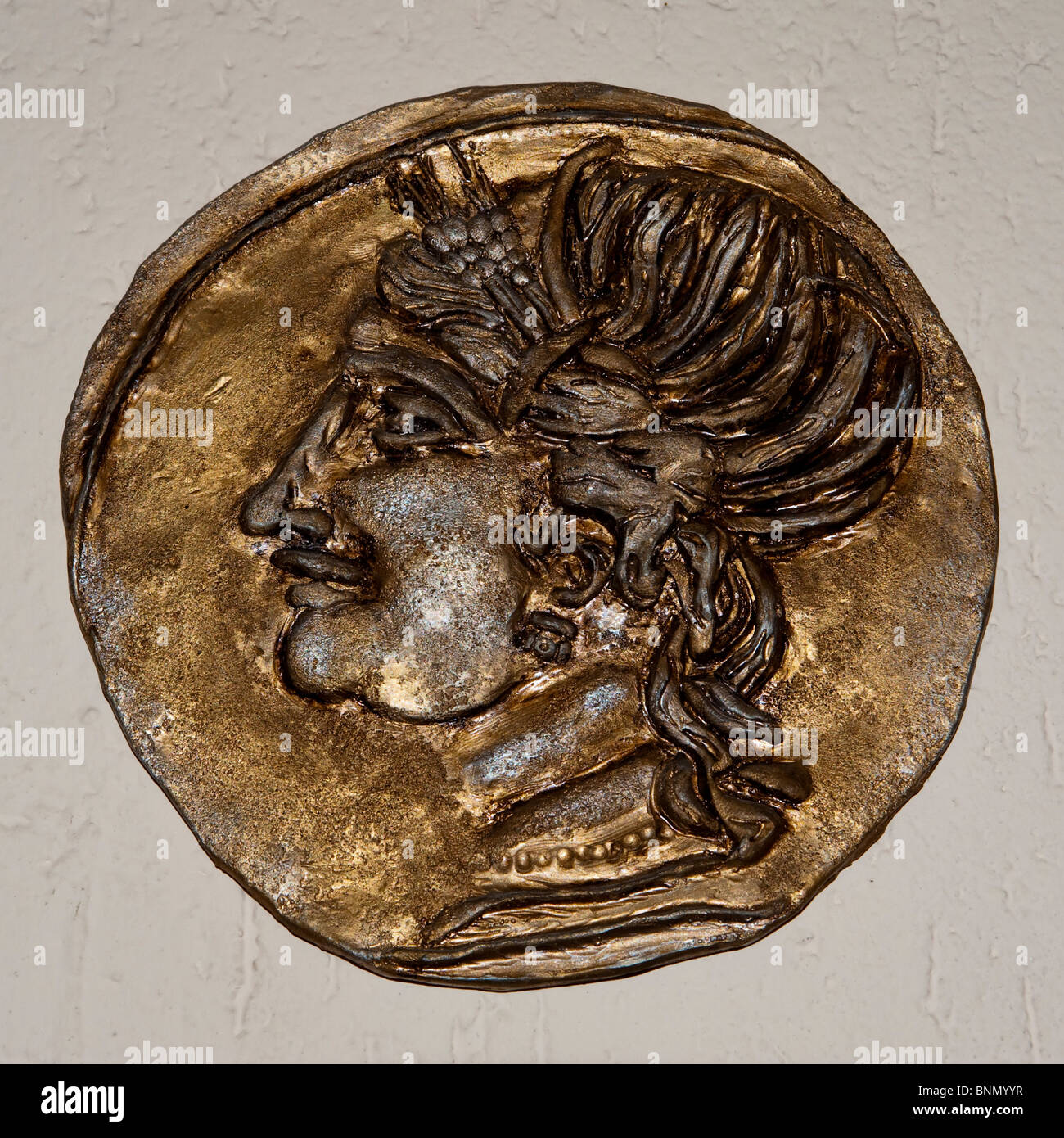 Carthaginian coin from ancient Rusadir, 1st century BC, Archaeological ...