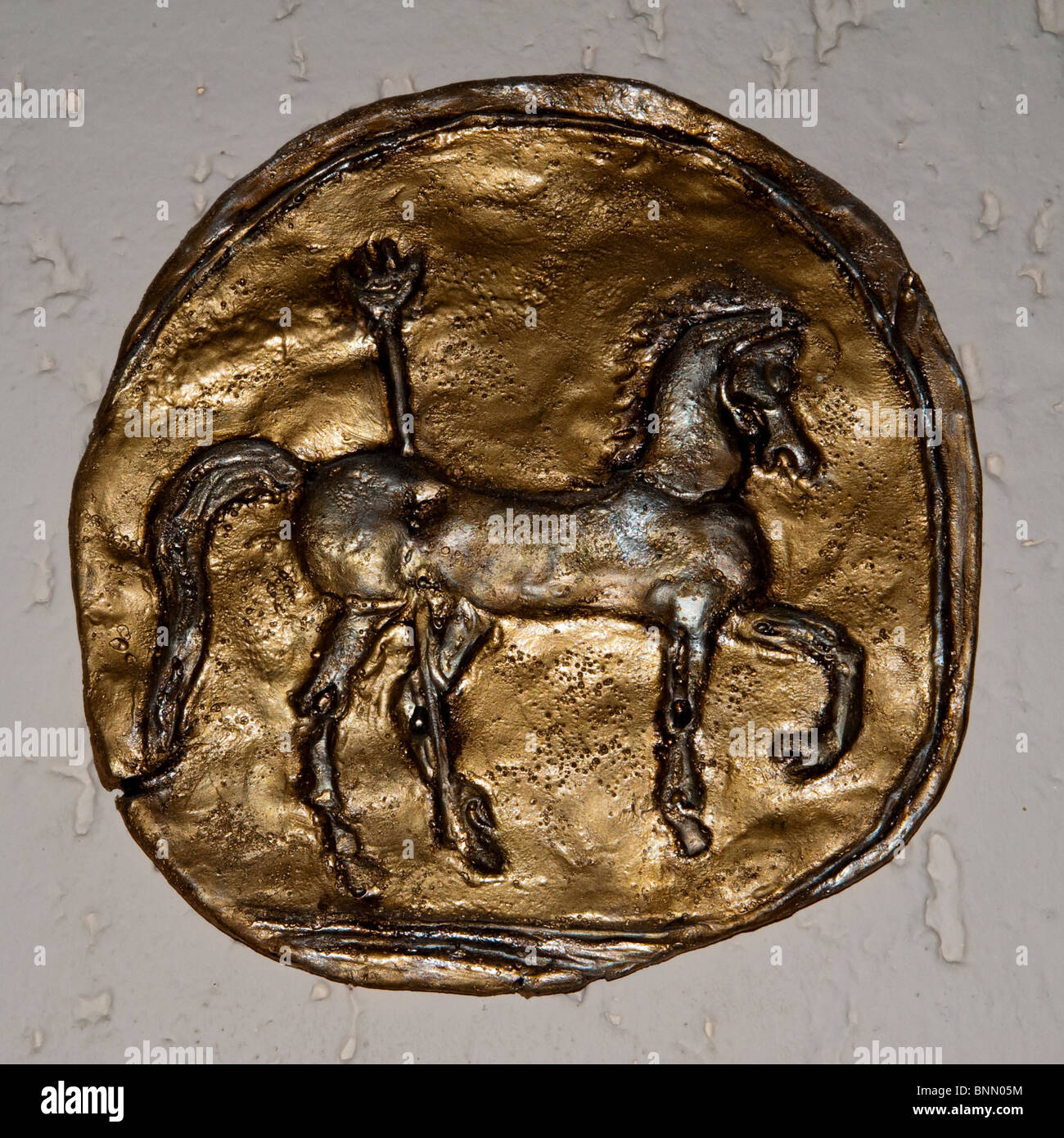 Carthaginian coin from ancient Rusadir, 1st century BC, Archaeological ...