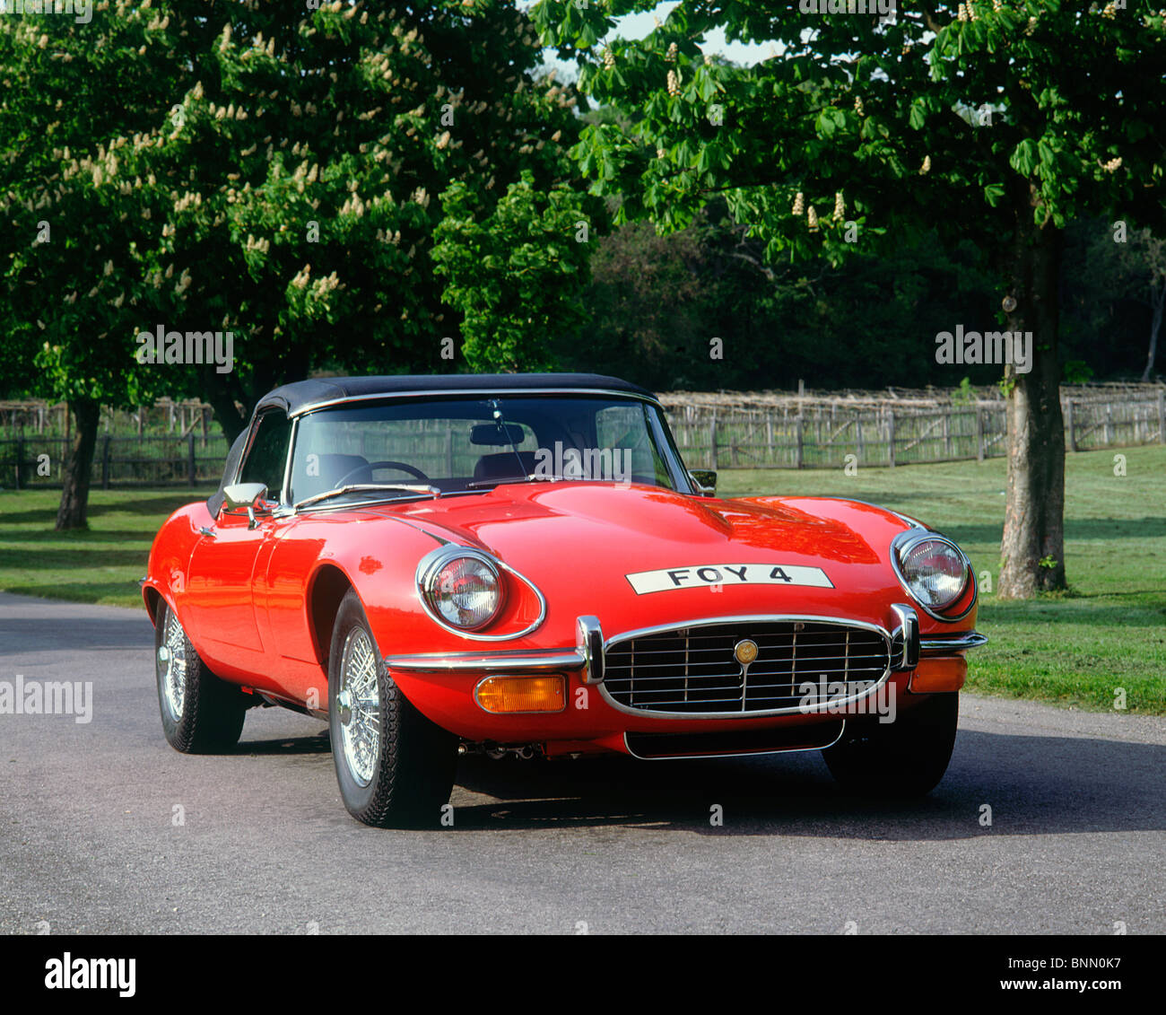1973 Jaguar E type Series 3 Stock Photo - Alamy