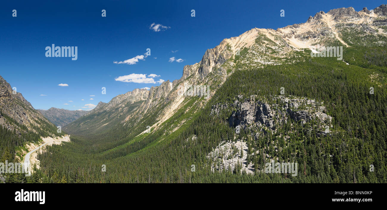 Highway 20 Washington Pass Mountain Road North Cascades National Park ...