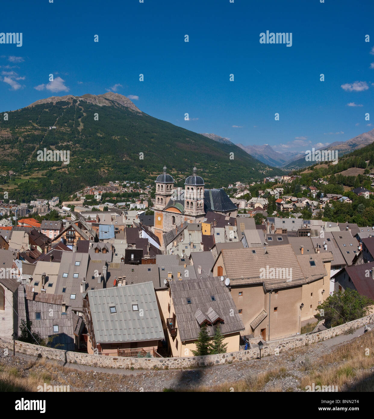 Cité Vauban Briançon Hautes-Alpes France City Village Summer Mountains ...