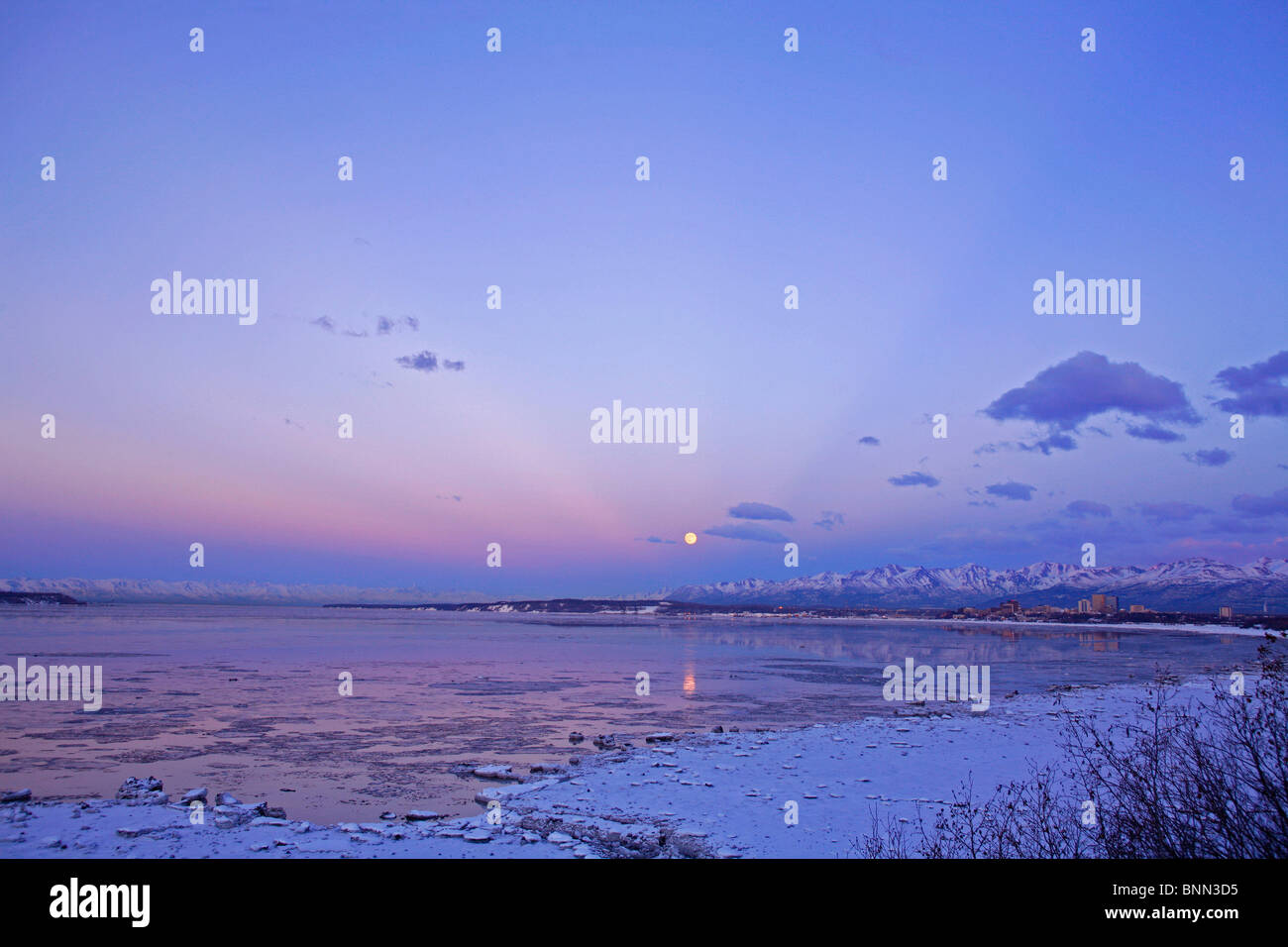 Alaska sunset picture hi-res stock photography and images - Alamy