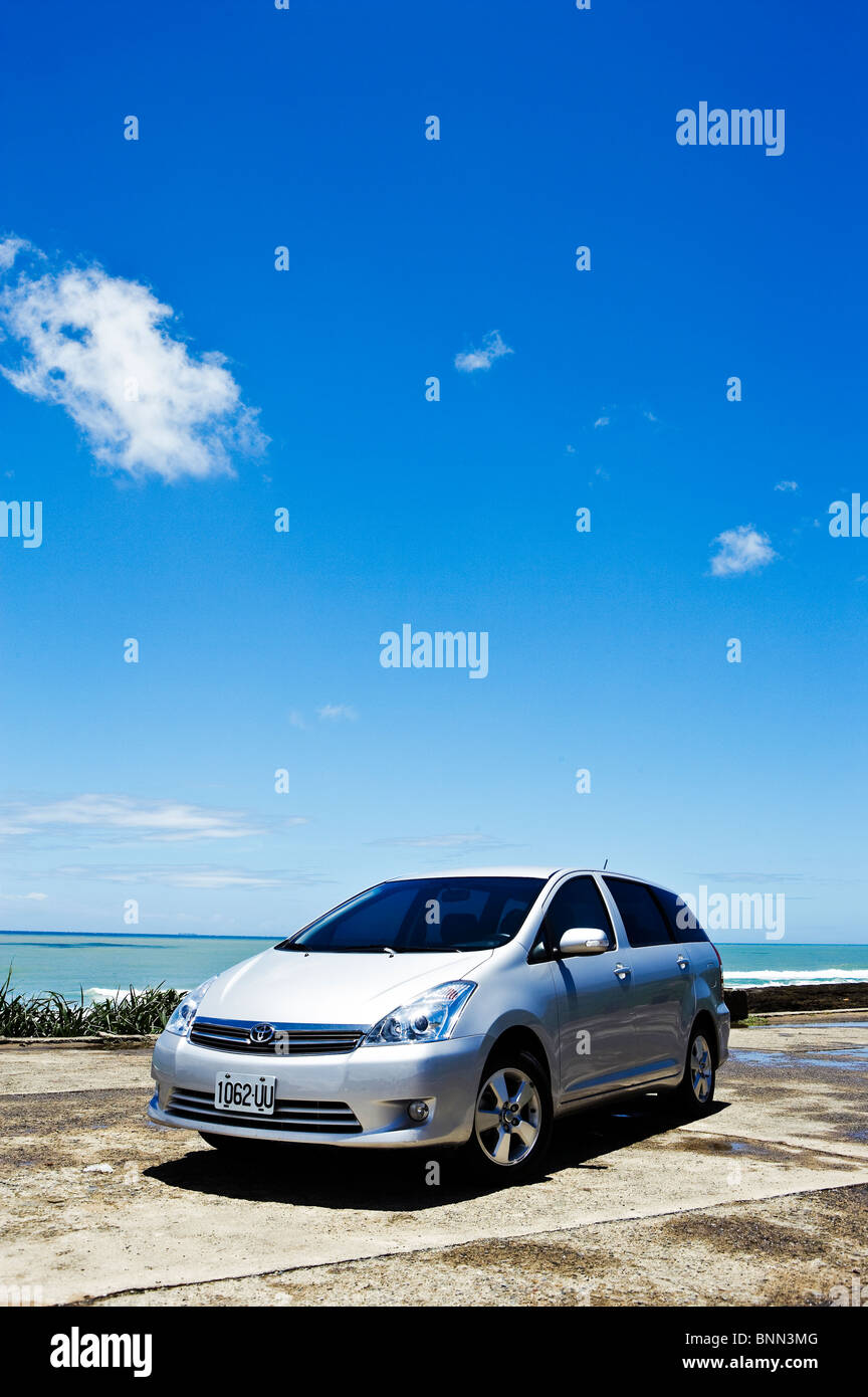 Car stop at seaside Stock Photo - Alamy