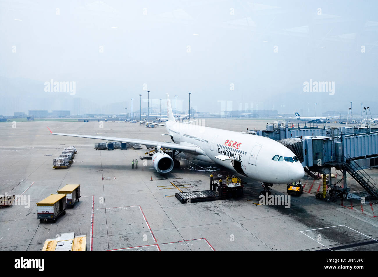 Airplane on the runway Stock Photo - Alamy