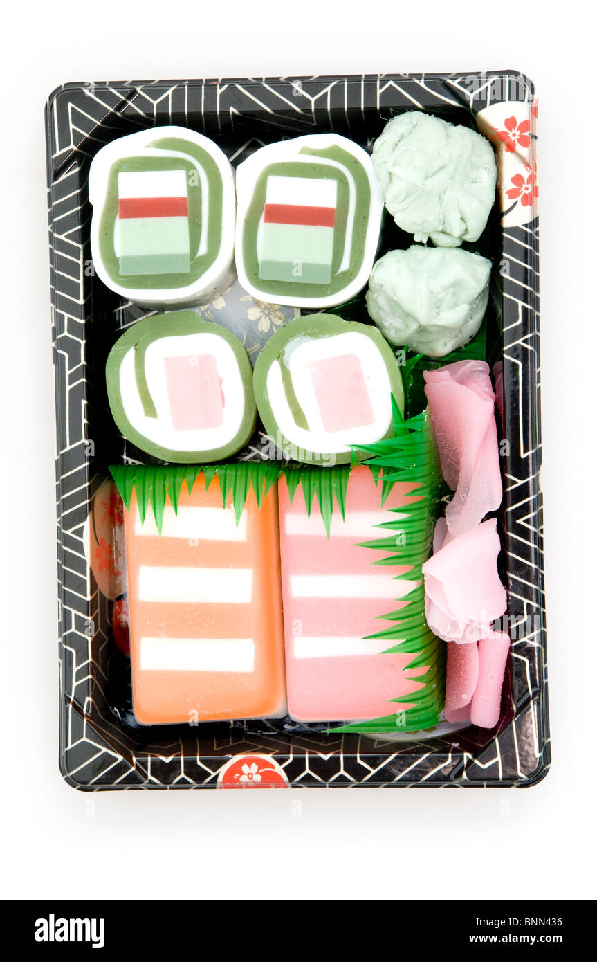 Top view rolls tuna Cut Out Stock Images & Pictures - Alamy