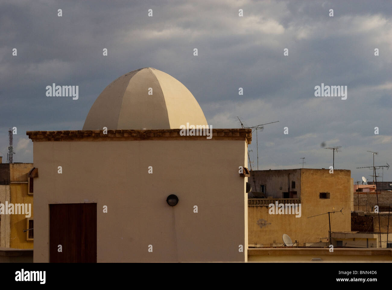 Traditional rooftop dome, Oujda, Oriental region, Morocco Stock Photo ...