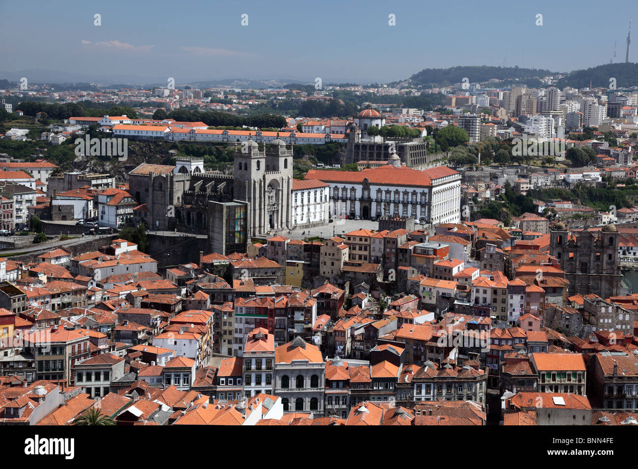 Porto rooftops aerial hi-res stock photography and images - Alamy