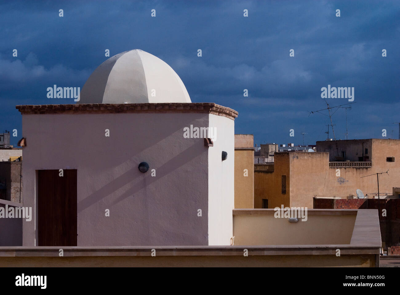 Traditional rooftop dome, Oujda, Oriental region, Morocco Stock Photo ...