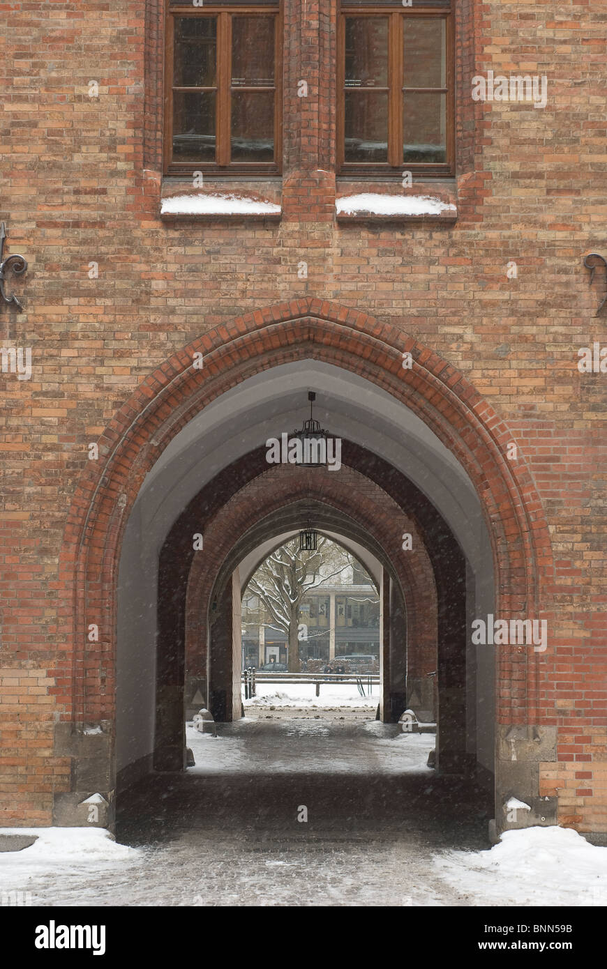 Munich city snow hi-res stock photography and images - Alamy