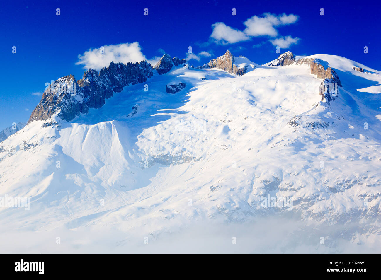 Aletsch Aletsch area Alps mountain mountain panorama ice rock rock ...