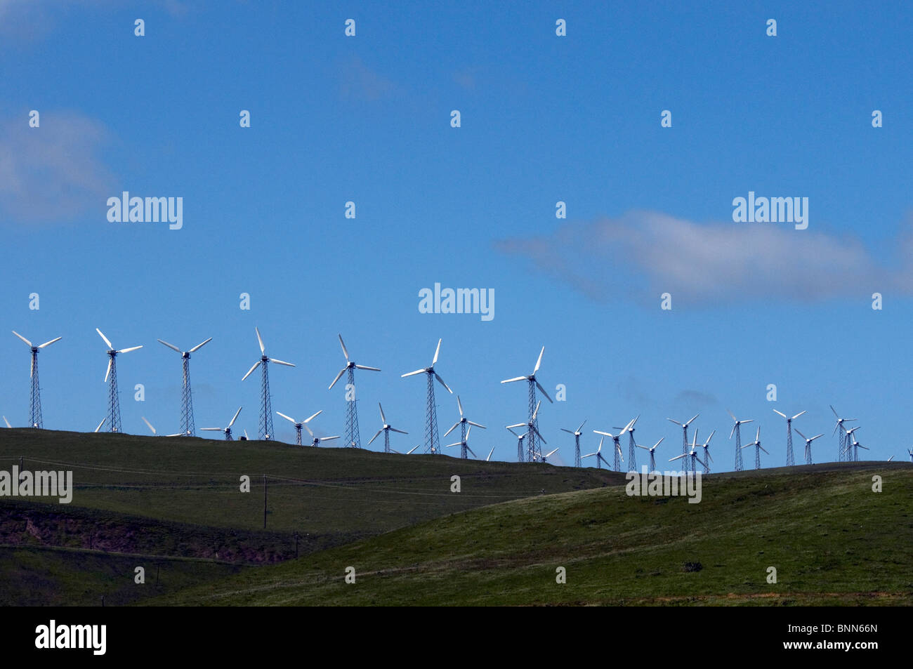 USA California wind farm Altamont pass wind farm Altamont pass ...