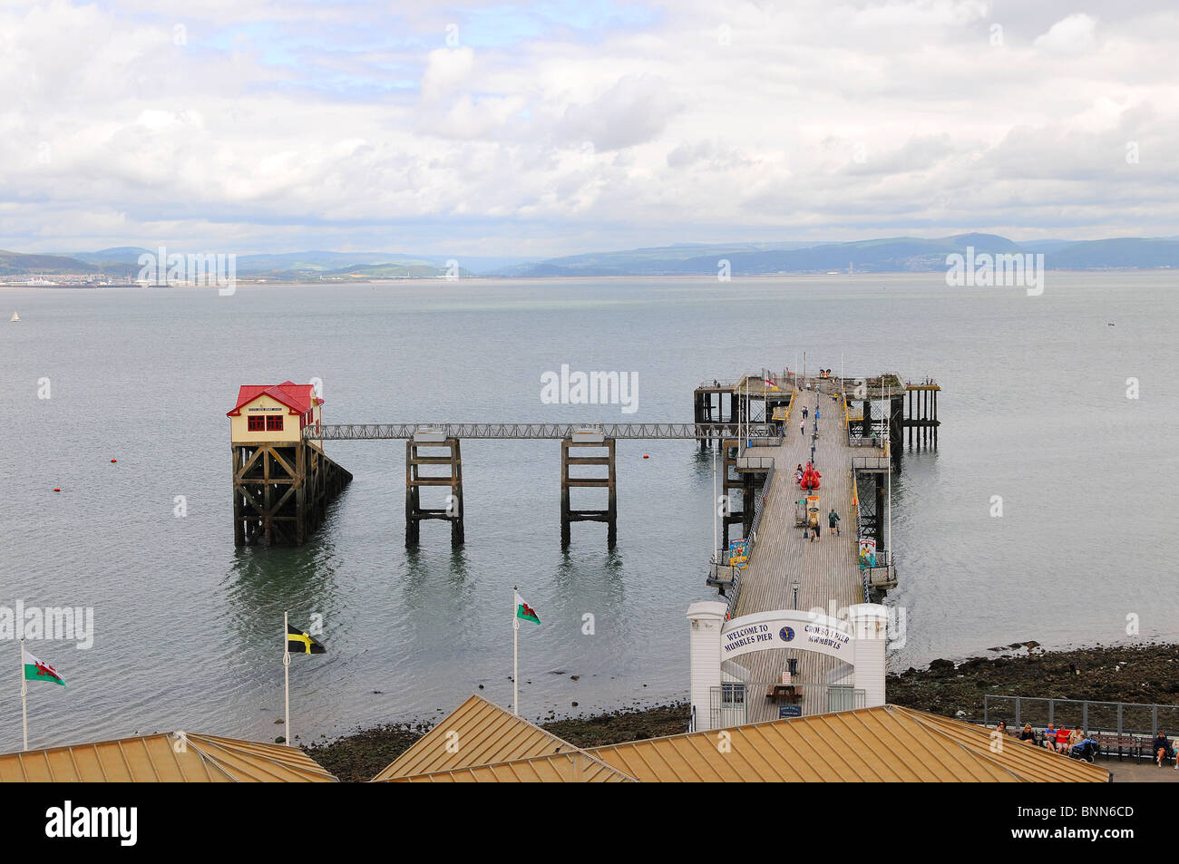 Mumbles Pier, The Mumbles, Swansea Bay Stock Photo - Alamy