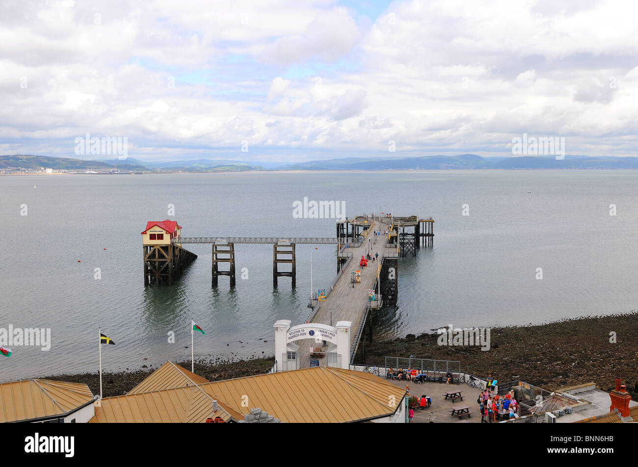 Mumbles Pier, The Mumbles, Swansea Bay Stock Photo - Alamy