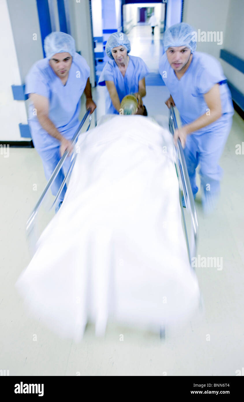 Emergency hospital treatment Stock Photo - Alamy